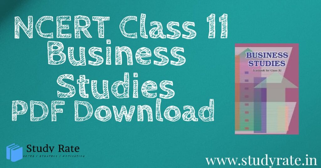 Class 11 NCERT of Business Studies Book PDF Download - English and ...